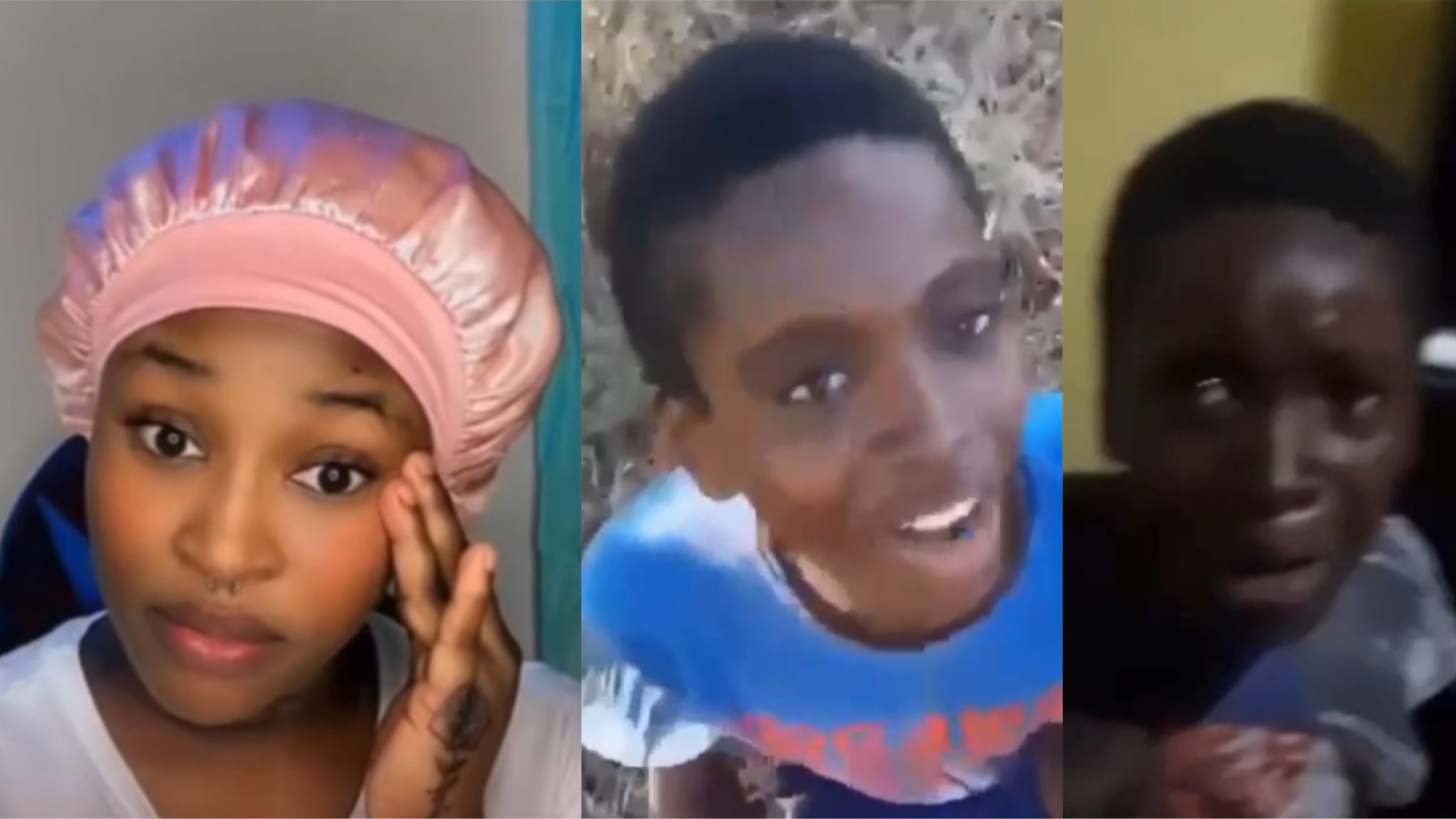 Father scolds son for singing tiktoker Khandy's song - Radamm